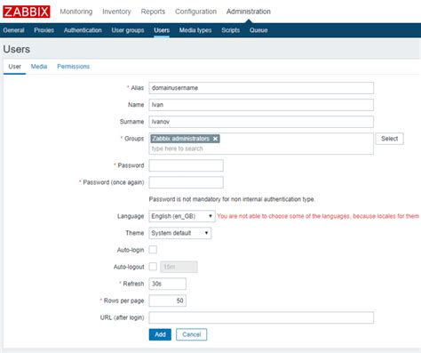 Авторизация Zabbix Ldap Active Directory Блог злобного админа