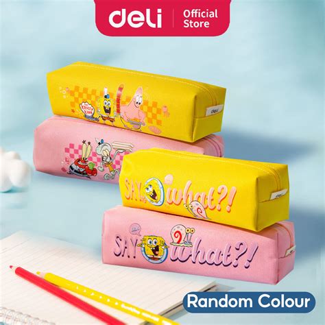 Deli Spongebob Squarepants Series Pencil Case Storage Box Barang