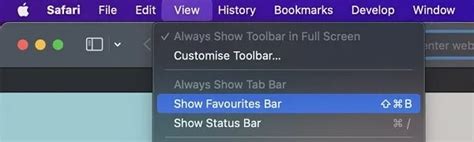 How To Edit The Favorites Bar In Safari BounceGeek