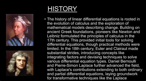 UNDERSTANDING LINEAR DIFFERENTIAL EQUATIONS Pptx