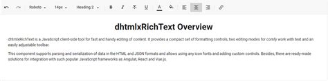 Dhtmlxrichtext 10 Launching A Brand New Javascript Rich Text Editor