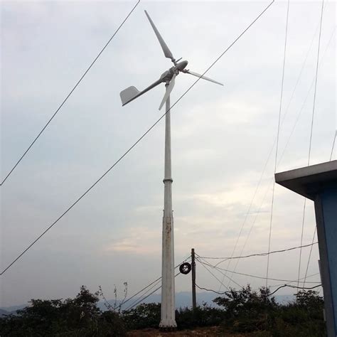 Horizontal Axis Pitch Control 5kw Small Wind Mill Turbine China Horizontal Axis Pitch Control
