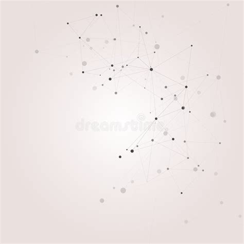 Vector Design With Connecting Dots And Lines Global Network Connection