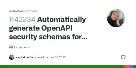 automatically generate openapi security schemas for bearer based auth