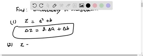 Solved Apply The General Error Propagation Formula For Gaussian Errors To Find The Derived