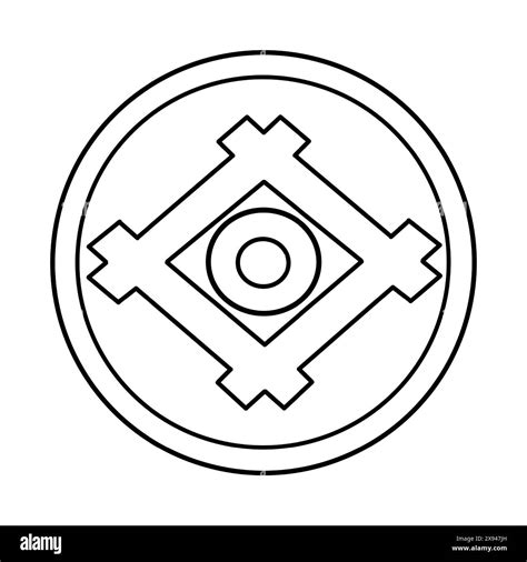 Japanese Style Design Sign Japanesse Kamon Symbols Of Japan Kamon