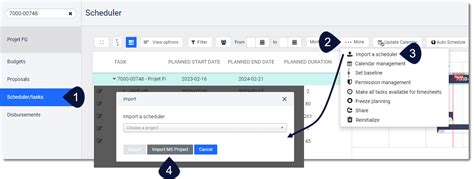 Importing Tasks From A Ms Project File Into Aidis Scheduling Tool Aidi