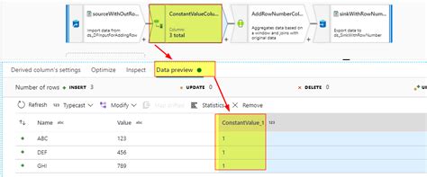 Additional Column That Records The Row Number Automatically In A Copy Activity In Azure Data