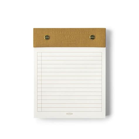 Ochre Standard Issue Notepad Ruff House Paperie