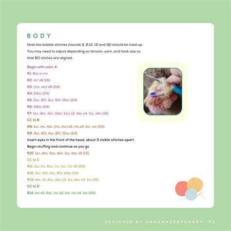 Buddy The Caterpillar Free Pattern