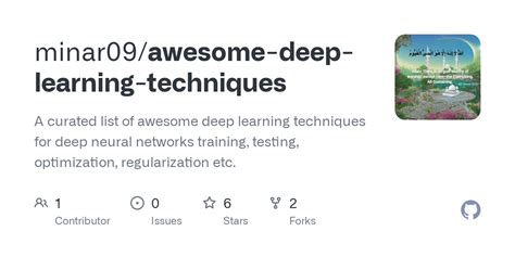 GitHub Minar09 Awesome Deep Learning Techniques A Curated List Of