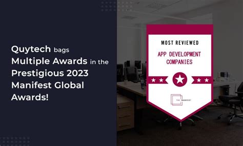 Quytech On Linkedin Quytech Bags Multiple Awards In The Prestigious