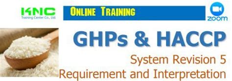 Ghps And Haccp System Revision 5 Requirement And Interpretation