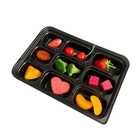 9 Compartments Blister Disposable Plastic Trays Xfplastic Packaging Manufacturer
