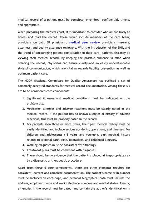 Medical Record Documentation Guidelines To Avoid Legal Risks Pdf Free Download