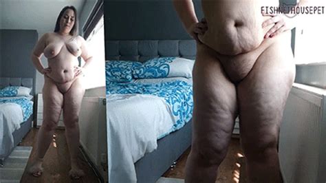 Naked Bbw Catwalk In Heels Fishnethousepet Clips4sale