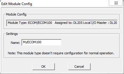 Module Configuration