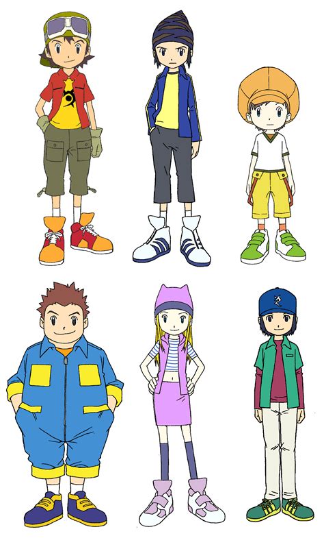 Digimon Frontier Team Render By Joshuat1306 On Deviantart