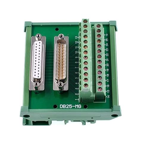 Snapklik Com DB D Sub Male Female Header Breakout Board Terminal Board Block DIN Rail