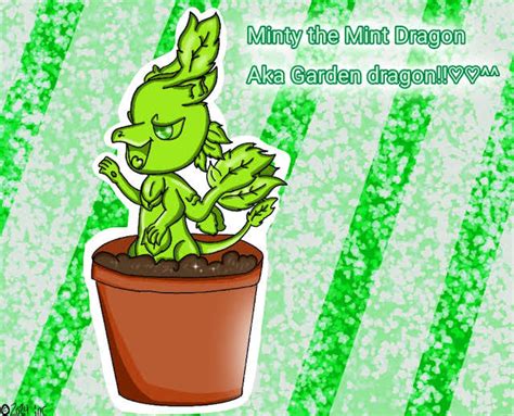 Minty The Mint Dragon Fanart By Brittanywalton28 On Deviantart