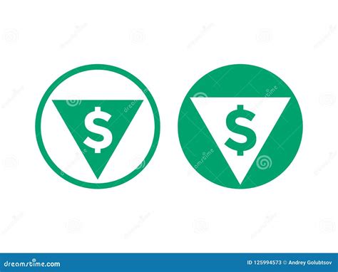 Cost Price Dollar Decrease And Grow Vector Icon Stock Vector Illustration Of Decreasing