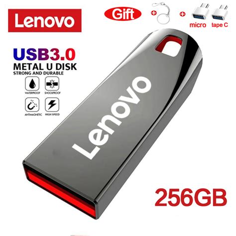 Original Lenovo USB Flash Drive 2TB USB 3 0 Waterproof High Speed USB
