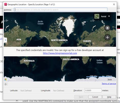 Solved I Had Geo Location Maps On Autocad Before The Upgrade To Map 3d