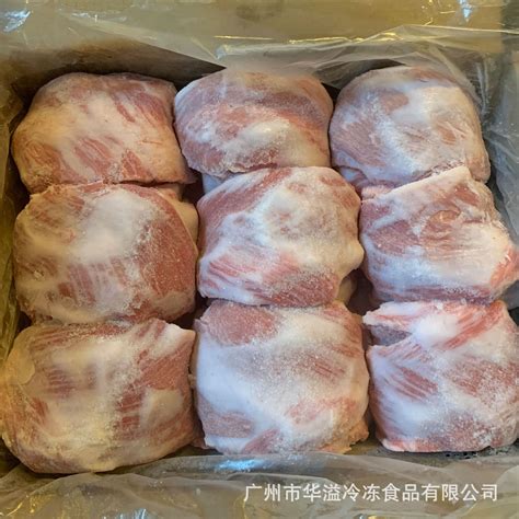 冷冻猪肉青 猪颈肉 20斤 箱 生鲜冻猪肉青 鲜颈肉 阿里巴巴