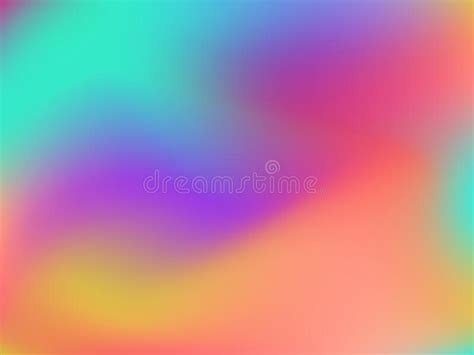Modern Trendy Design Blurred Background Creative Colorful Flyer Stock Vector Illustration