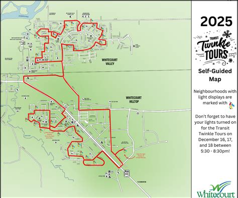 2025 Transit Twinkle Tour Self Guided Map News Town Of Whitecourt