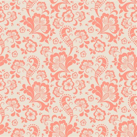 벡터 꽃 원활한 패턴 배경입니다 배경에 대 한 우아한 질감입니다 클래식 럭셔리 구식 꽃 장식 배경 화면 섬유 포장에 대한 매끄러운 질감 무료 벡터