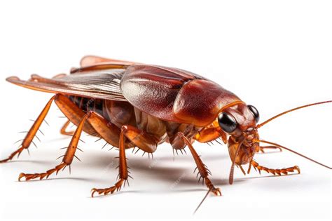 Premium Ai Image A Cockroach Isolated On White Background Cockroach Generative Ai