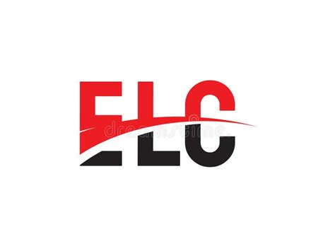 Elc Letter Initial Logo Design Vector Illustration Stock Image Image