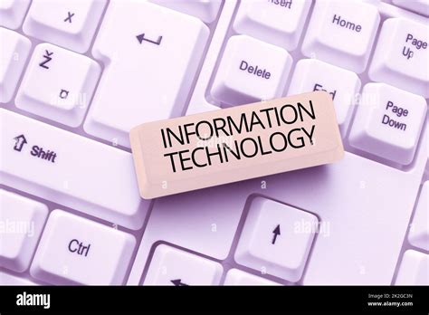 Text Caption Presenting Information Technology Business Overview Use Systems To Store Retrieve