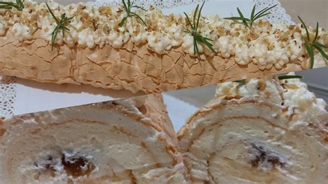 МЕРЕНГОВИЙ РУЛЕТ З ЯБЛУЧНИМ ПЮРЕ НІЖНИЙ ЯК ХМАРИНКА ☁️🌥 Youtube