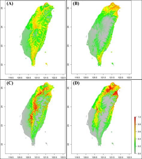 The Species Distribution Model Sdm Of Symbrenthia Formosanus And S Download Scientific