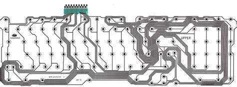 unveiling the inner workings of a pc keyboard a detailed circuit diagram