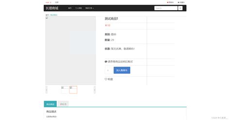开源项目 毕设商城管理系统 Csdn博客