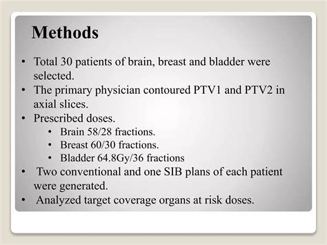 Dosimetric Comparison Ofconventionalplansversusthreedimensional Ppt Free Download