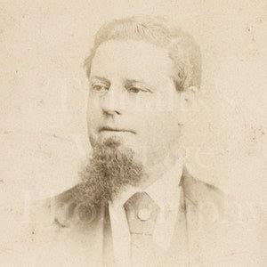 Victorian Man Goatee Beard Vignette Portrait CDV Photo Symonds Co Of Portsmouth 1870s