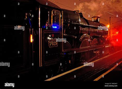 Castle Class Steam Locomotive No 7029 Clun Castle Waiting To Depart To Birmingham From York