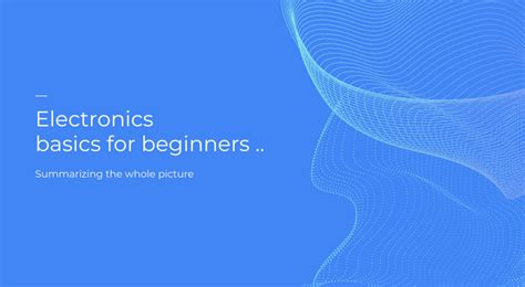 Basic Electronics Complete Beginner Roadmap 2025