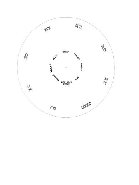 Color Spectrum Wheel Pattern Pdf