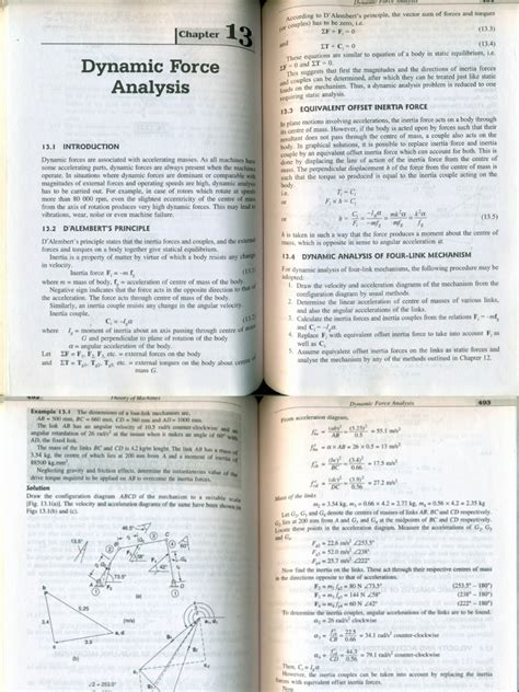 Dom I Force Analysis Pdf Pdf Force Rotation Around A Fixed Axis