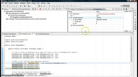 Debugging With Eclipse Debugger Youtube