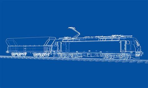 Modern Train Concept Vector Innovation Train Outline Modern Vector