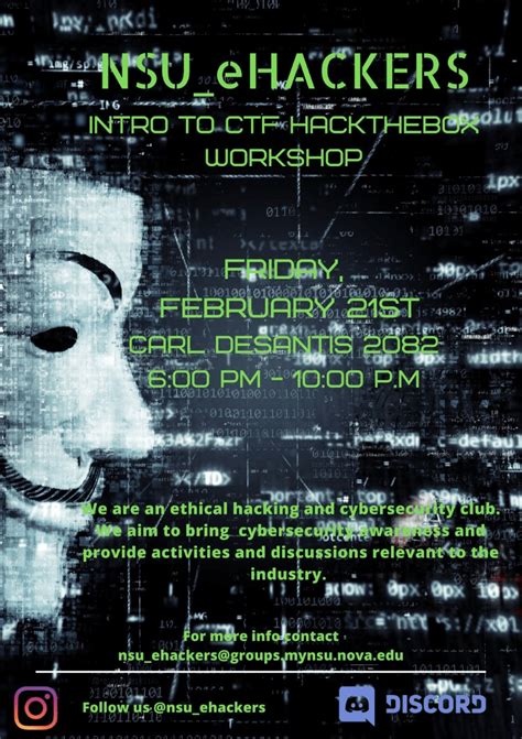 nsu ehacherks intro to ctf hackthebox workshop feb 21 nsu sharkfins