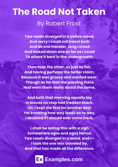 The Road Not Taken Poem By Robert Frost Audio Video