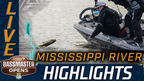 Highlights Bassmaster Open At Mississippi River Final Day Youtube