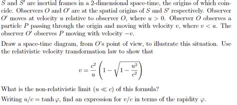 S And S Are Inertial Frames In A StudyX